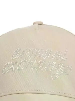 Armani Exchange Rhinestone-logo Baseball Cap - Neutrals