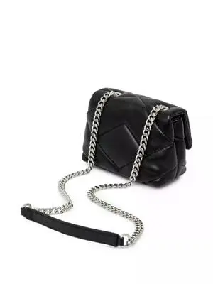 Armani Exchange Mini Quilted Logo-plaque Shoulder Bag