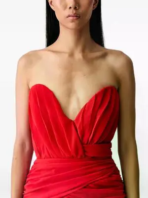 Bardot Remalia Strapless Ruched-detail Mini Dress