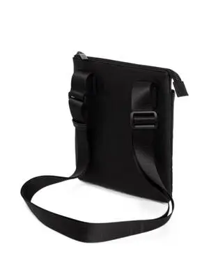 Armani Exchange Monogram-pattern Logo-patch Messenger Bag