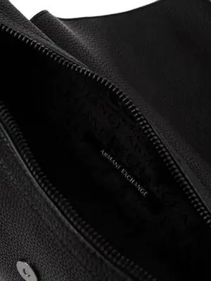 Armani Exchange Pebbled Foldover Belt Bag