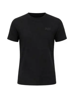 Superdry Essential Logo-embroidered T-shirt - Black