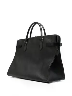 Valentino Garavani Antibes Pebbled Leather Holdall Bag
