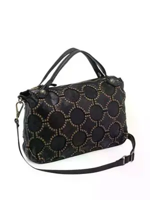 CAMPOMAGGI Stud-embellished Leather Tote Bag