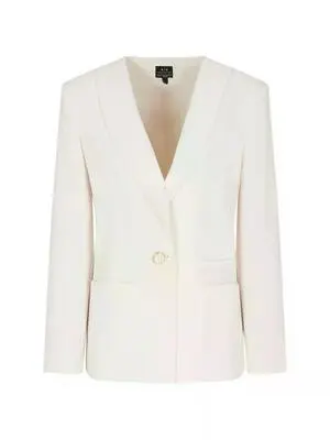 Armani Exchange Single-breasted Blazer - Neutrals