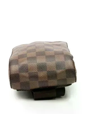 LOUIS VUITTON 2004 Damier Ebene Geronimos Crossbody Bag