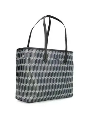 AU DEPART Medium No.47 Geometric-print Coated-canvas Tote Bag