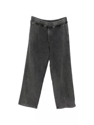 Emporio Armani Elasticated-waistband Track Pants - Grey