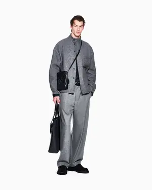 Giorgio Armani Shirt Oversized In Silk And Cashmere