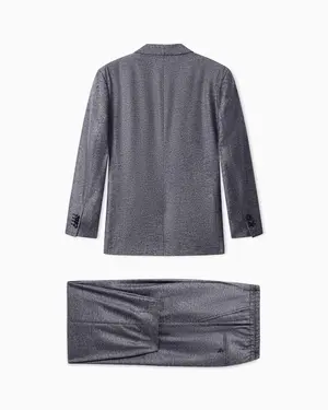 Giorgio Armani Oversized Suit Heritage In Cashmere And Silk Jacquard