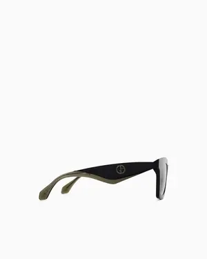 Giorgio Armani Butterfly-shaped Sunglasses - Black