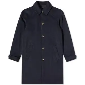 A.p.c. Ethan Overcoat - Dark Navy