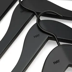 HAY Smooth Slim Coat Hanger Set Of 4