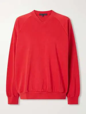 Tibi Perfect T Vintage Jersey Sweatshirt - Red