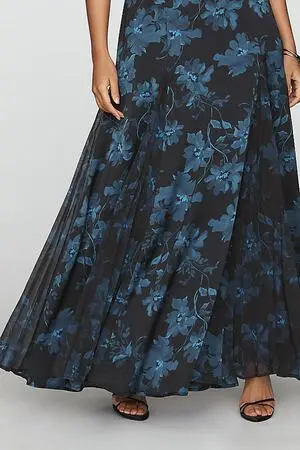 HUTCH Neamy Floral Print Maxi Dress