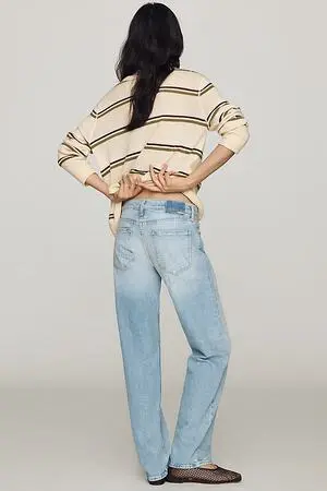 MOTHER The Newbie Skimp Mid-rise Relaxed Straight Jeans