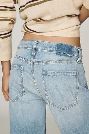 MOTHER The Newbie Skimp Mid-rise Relaxed Straight Jeans