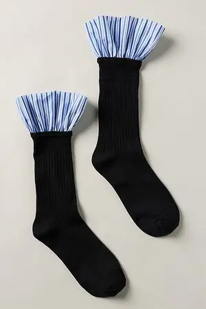 HIGH HEEL JUNGLE Lauren Pinstripe Socks