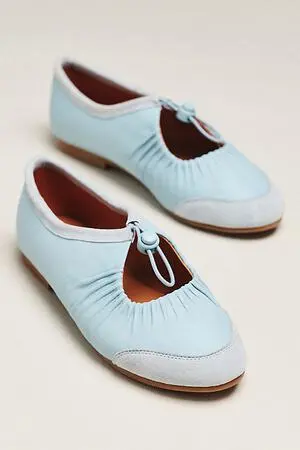 Intentionally Blank La Jolla Mary Jane Ballet Flats - Sky