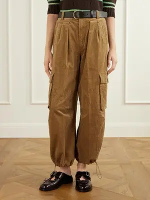 Sea Garret Stretch Cotton-corduroy Balloon Pants