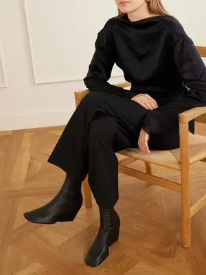 Proenza Schouler Slant Wedge Ankle Boots