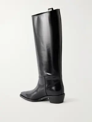 Proenza Schouler Bronco Grommet Embellished Leather Knee-high Boots