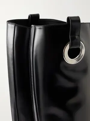 Proenza Schouler Bronco Grommet Embellished Leather Knee-high Boots