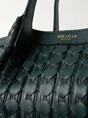 SERAPIAN Secret Mosaico Leather Tote