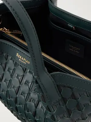 SERAPIAN Secret Mosaico Leather Tote