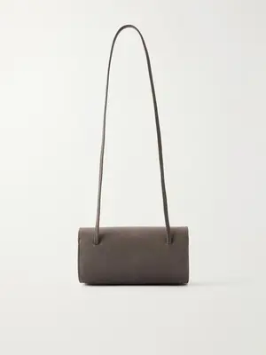 FANE Mie Nubuck Shoulder Bag - Brown
