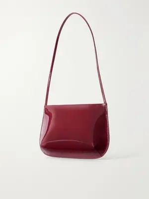 FANE Patent Leather Shoulder Bag - Red
