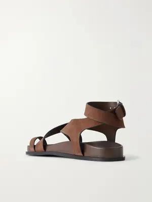 A.emery Jalen Suede Sandals - Brown