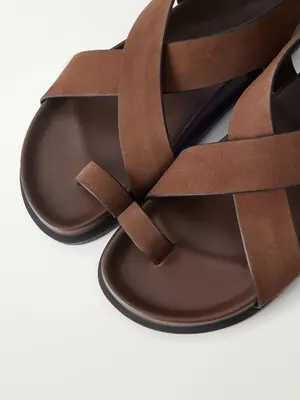 A.emery Jalen Suede Sandals - Brown