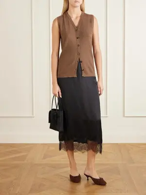 HERBERT LEVINE 24/7 50 Bow-detail Shearling Mules