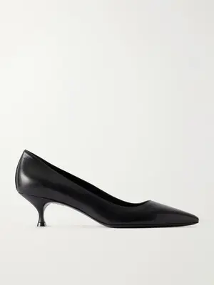 HERBERT LEVINE Pump Du Jour 50' Leather Pumps - Black
