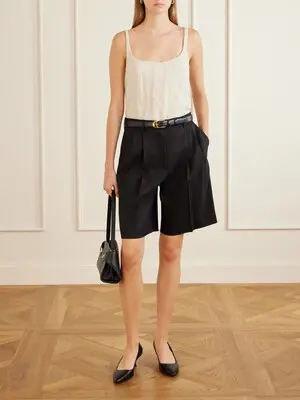 HERBERT LEVINE Pump Du Jour 50' Leather Pumps - Black