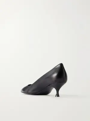 HERBERT LEVINE Pump Du Jour 50' Leather Pumps - Black