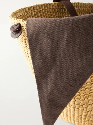 Muuñ George Raffia Tote