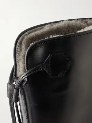 RIER Forest Leather Knee-high Boots With Lug Sole