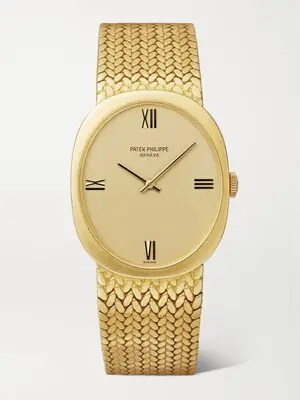 STEPHANIE WINDSOR Patek Philippe Vintage 1970s Ellipse Hand-wound 18-karat Watch, Ref. 3584/1 - Gold
