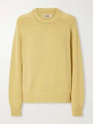 B Sides Cotton Sweater - Mustard