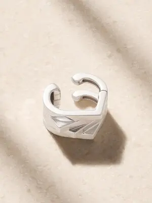 REPOSSI Antifer 18 Karat Gold Ear Cuff - White