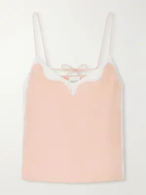Posse Tabitha Lace-trimmed Camisole - Pink