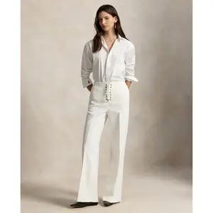 Ralph Lauren Beaton Cotton-wool Lace-up Pant