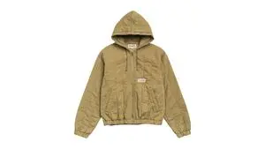 StÜssy Quilted Canvas Work Jacket - Olive