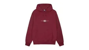 StÜssy Worldwide Dot Hoodie - Wine