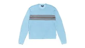 StÜssy Lightweight Striped Sweater - Blue