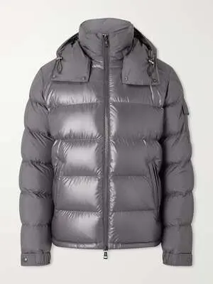 Moncler Maya Quilted Shell Down Jacket - Gray