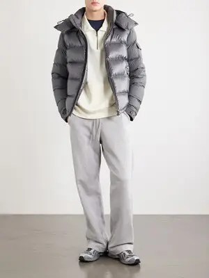 Moncler Maya Quilted Shell Down Jacket - Gray