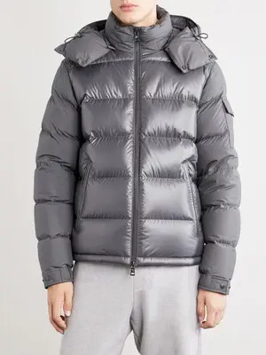 Moncler Maya Quilted Shell Down Jacket - Gray